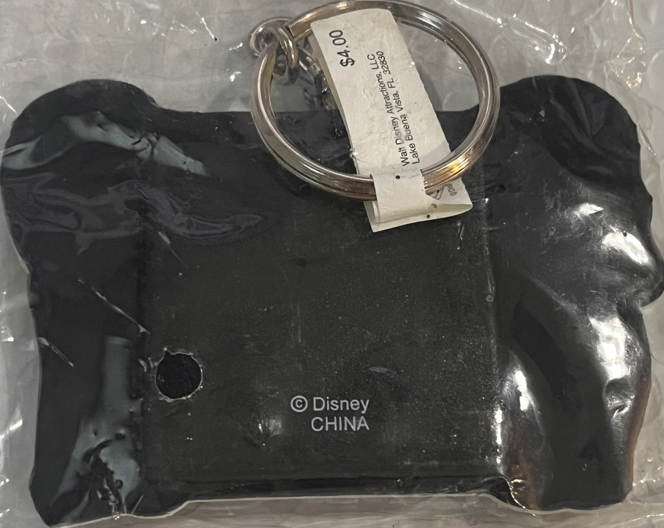 Walt Disney World 2001 Photo Frame Fridge Magnet Keychain Mickey Goofy ...