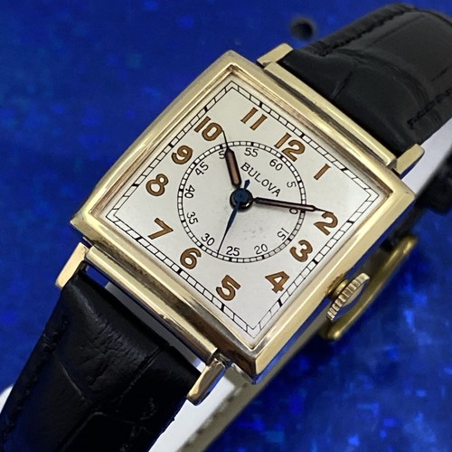 Vintage 1935 Man’s BULOVA Stunning Doctors Watch Silver Dial Serviced ...