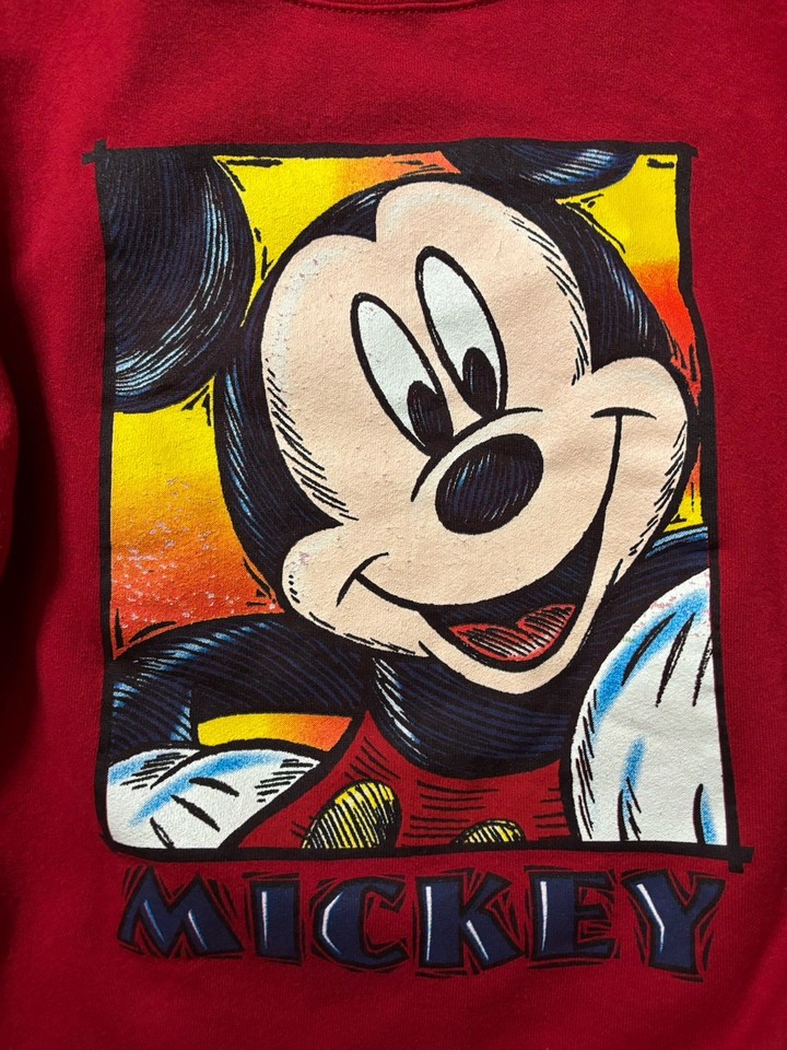 mickey unlimited disney vintage Size Large red mickey mouse vintage 90s ...