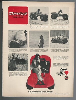 1971 RUPP RUPPSTER advertisement, Rupp dune buggy, print ad | eBay