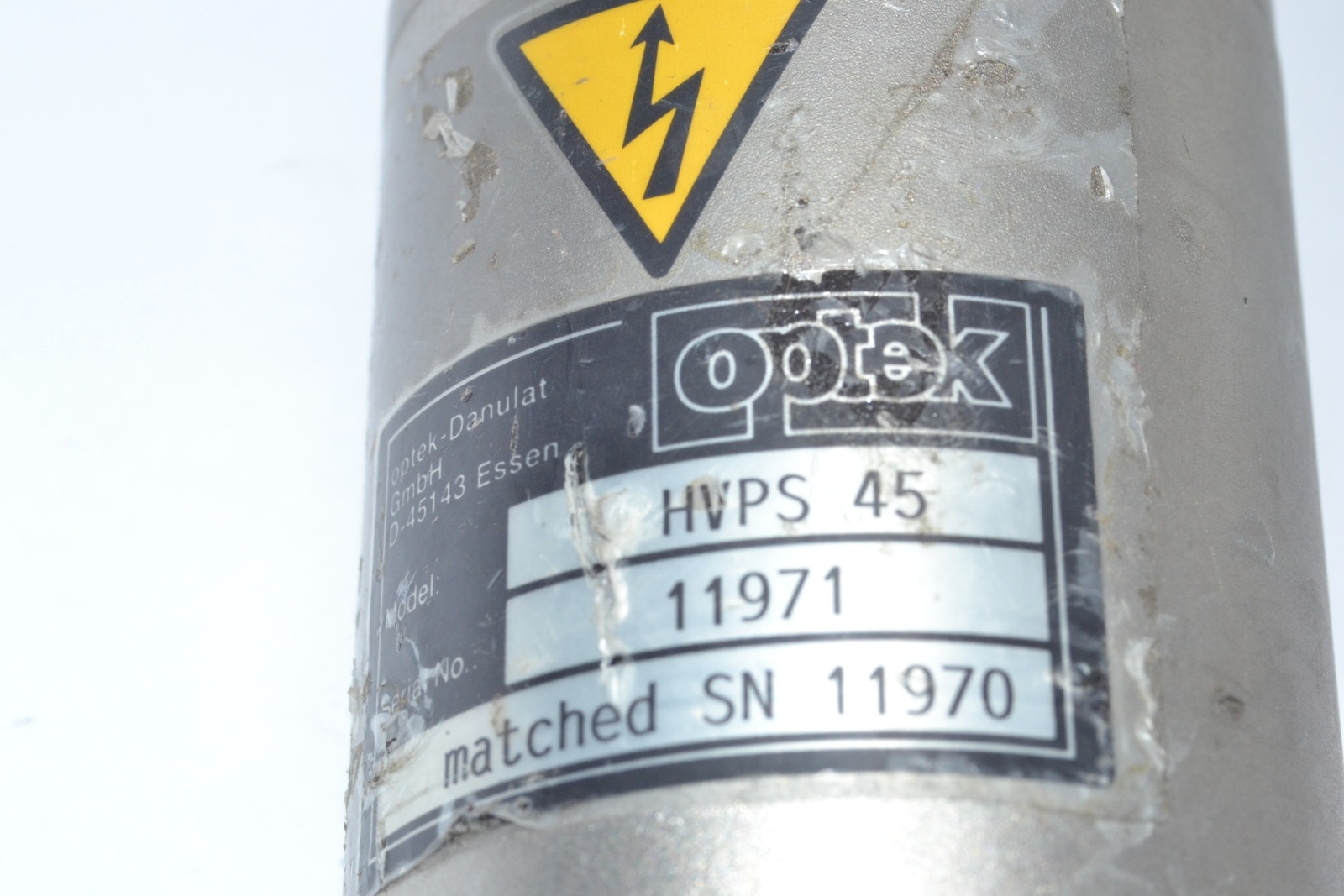 OPTEK AF45 & HVPS45 SINGLE WAVELENGTH UV ABSORPTION SENSOR, No cap | eBay