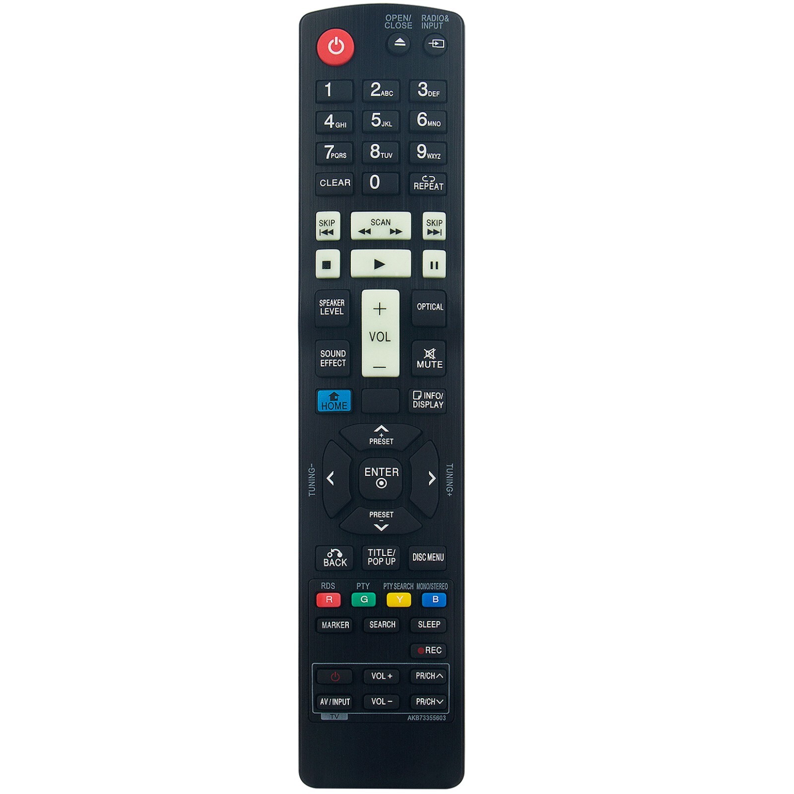 AKB73355603 Replace Remote for LG Blu-ray Hi-Fi System FX166 FXS166V ...