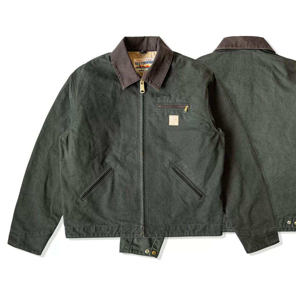 Red Tornado Vintage Duck Detroit Jacket Men Classic Workwear Coat J97 ...