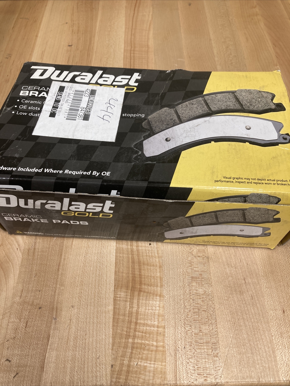 Duralast Gold Ceramic Brakes DG2162 Brake Pads New | eBay