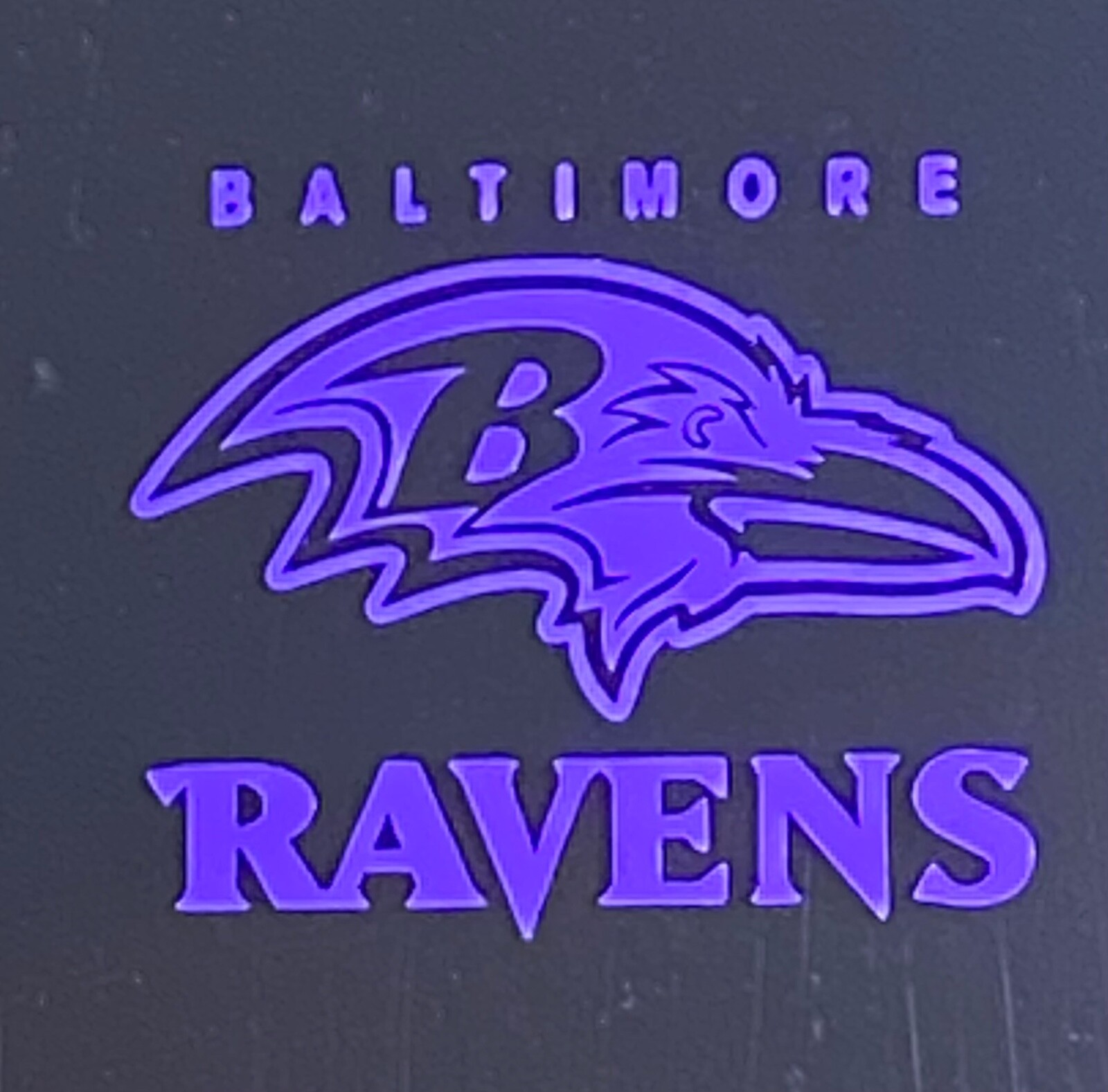 NFL BALTIMORE RAVENS car decal 4 3/2 inch x 5 1/2 inch die cut sticker ...