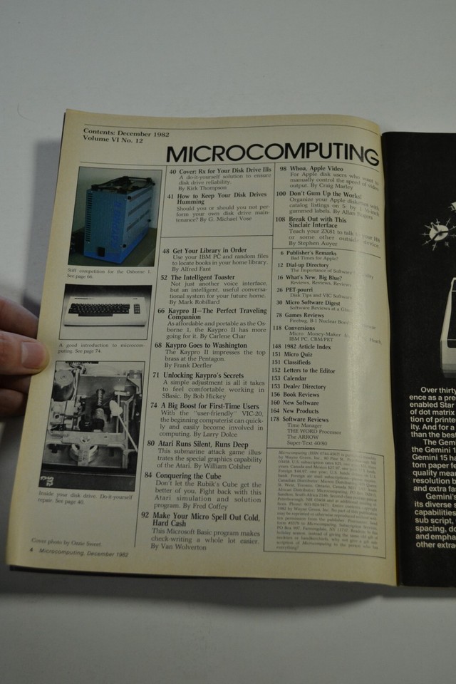 Kilobaud Microcomputing Magazine #72, December 1982, Disk Demo ...