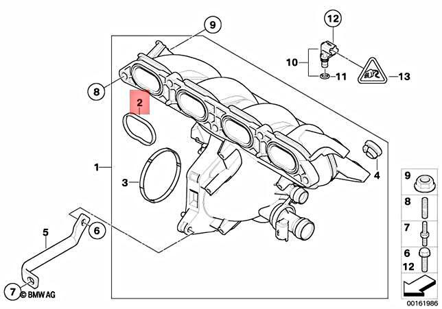 Genuine MINI BMW Cooper JCW R55 R56 R57 R58 R59 R60 Profile-Gasket ...