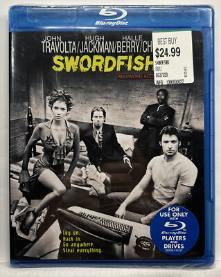Swordfish Blu-ray John Travolta Hugh Jackman Halle Berry Sealed NEW | eBay