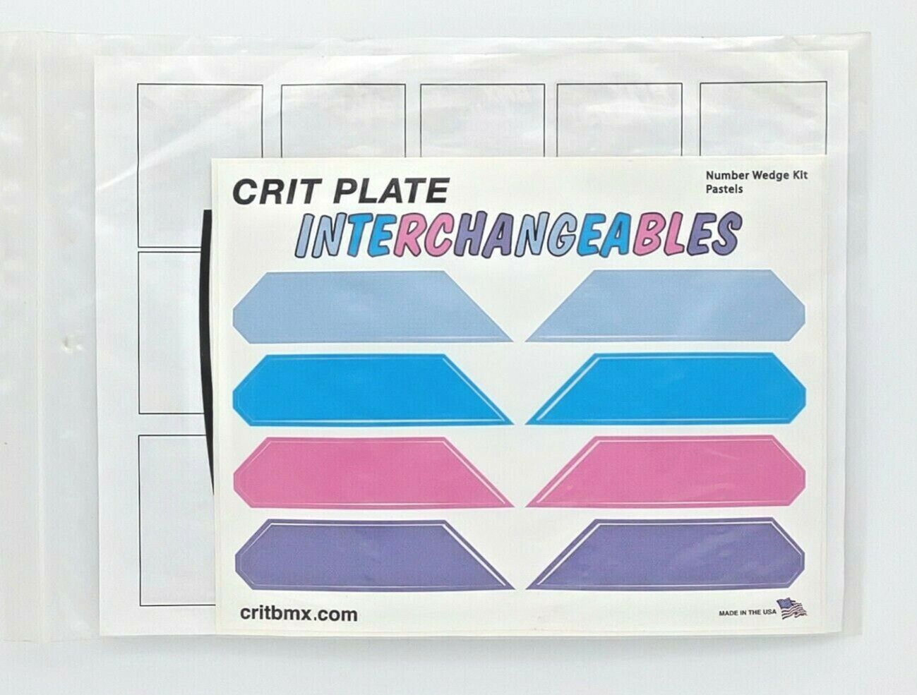 NOS Vintage Crit BMX Number Plate Stickers Mid School | eBay