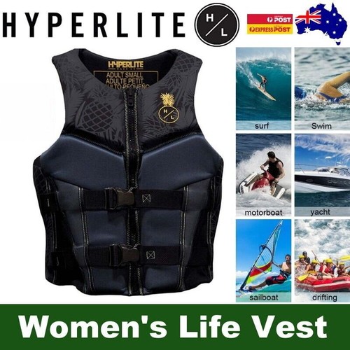 Hyperlite Segmented Front Entry Women's Life Jacket Vest Black ...
