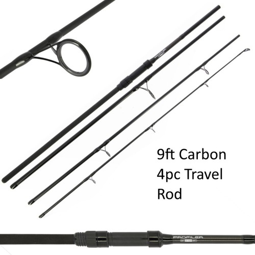 Carp Fishing Travel Rod 9ft 2.7M 4pc Piece Carbon NGT Profiler Short | eBay