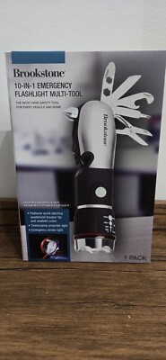 Brookstone 10-1 Emergency Flashlight Multi-Tool NIB | eBay