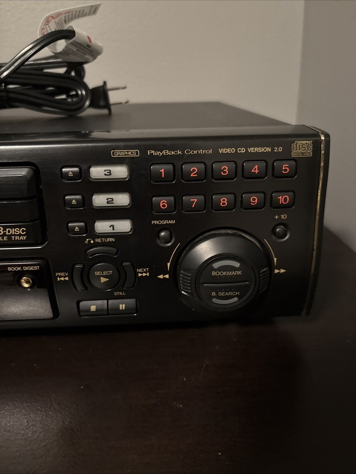 RSQ MV-333 Karaoke Player 3-Tray 3-Disc 3-Mic Video CD/CD+G/VCD | eBay