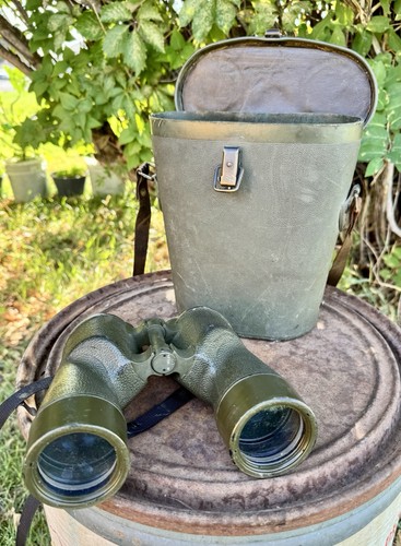 U.S. Military M17 7x50 Binoculars w/ M63A1 Case – Vietnam Era Army/Navy ...