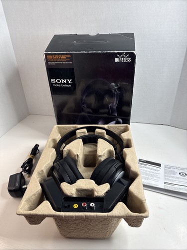 Sony MDR-RF925R Headband Wireless Headphones - Black *SEE DESCRIPTION ...