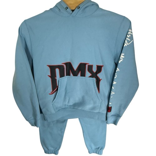 DMX Shoe Palace Men Large Blue Sweatsuit Here We Go Again Sweatshirt ...