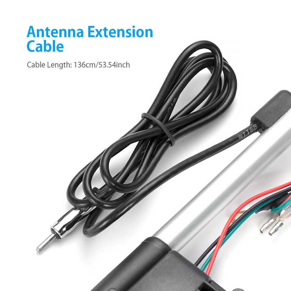 Universal Electric Power Automatic Antenna Car SUV Radio Mast Aerial FM ...