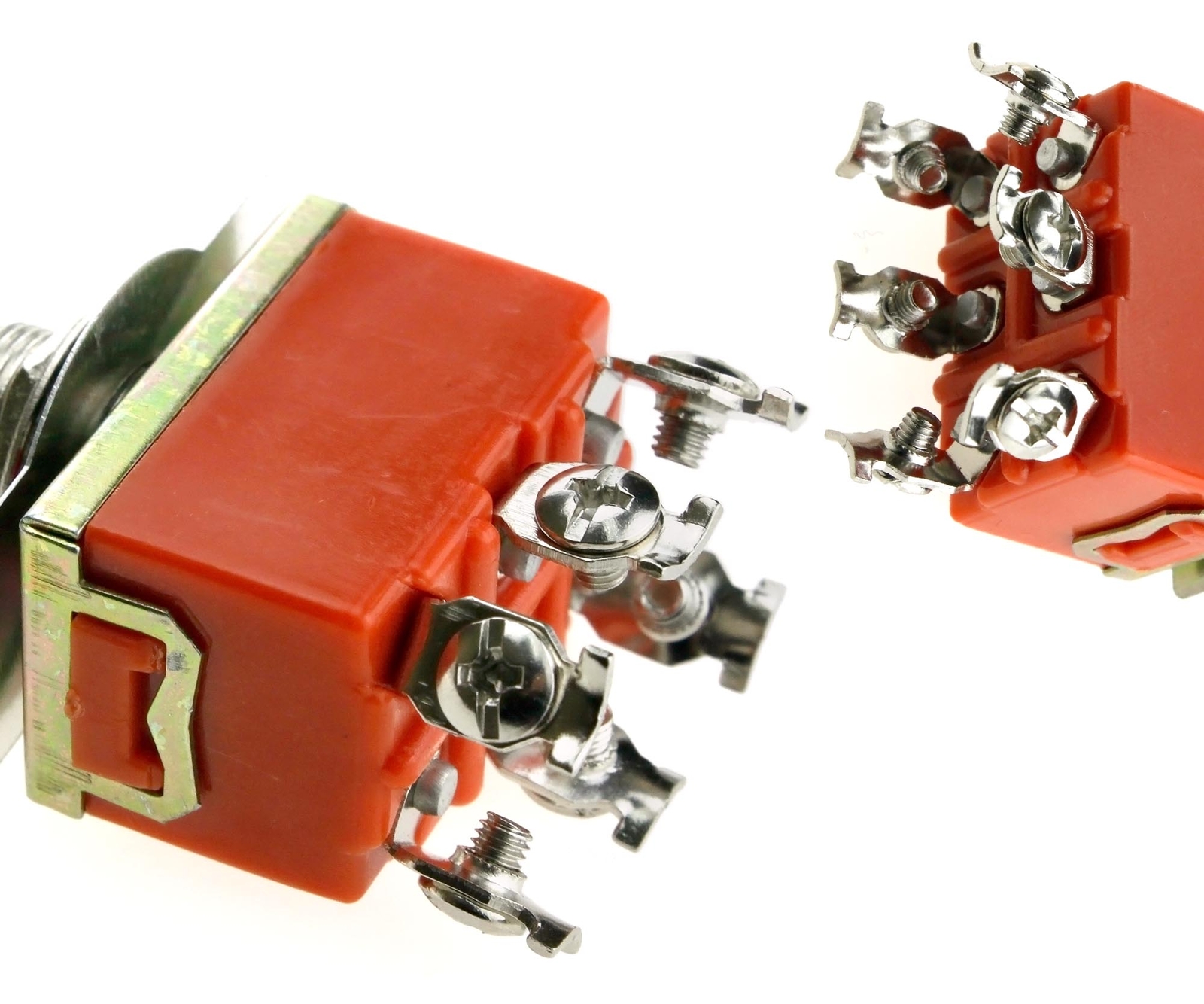 12V/24v Heavy Duty Toggle Flick Switch ON/OFF-ON Vehical Dash Light ...