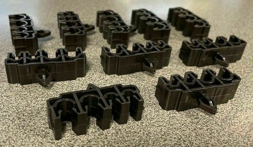 Multi Plastic Brake Line Pipe Mounting Holder Clips 5mm 8mm 3/16 5/16 ...