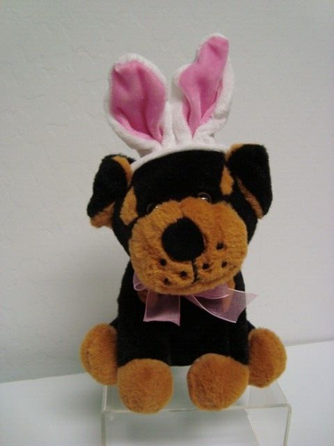 Dan Dee Collector's Choice Plush Dog with Bunny Ears Puppy, Rabbit ...