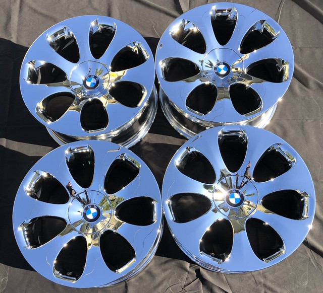 4- Chrome 19" BMW 645i 645ci 650i Style 121 OEM Factory Wheels Rims ...