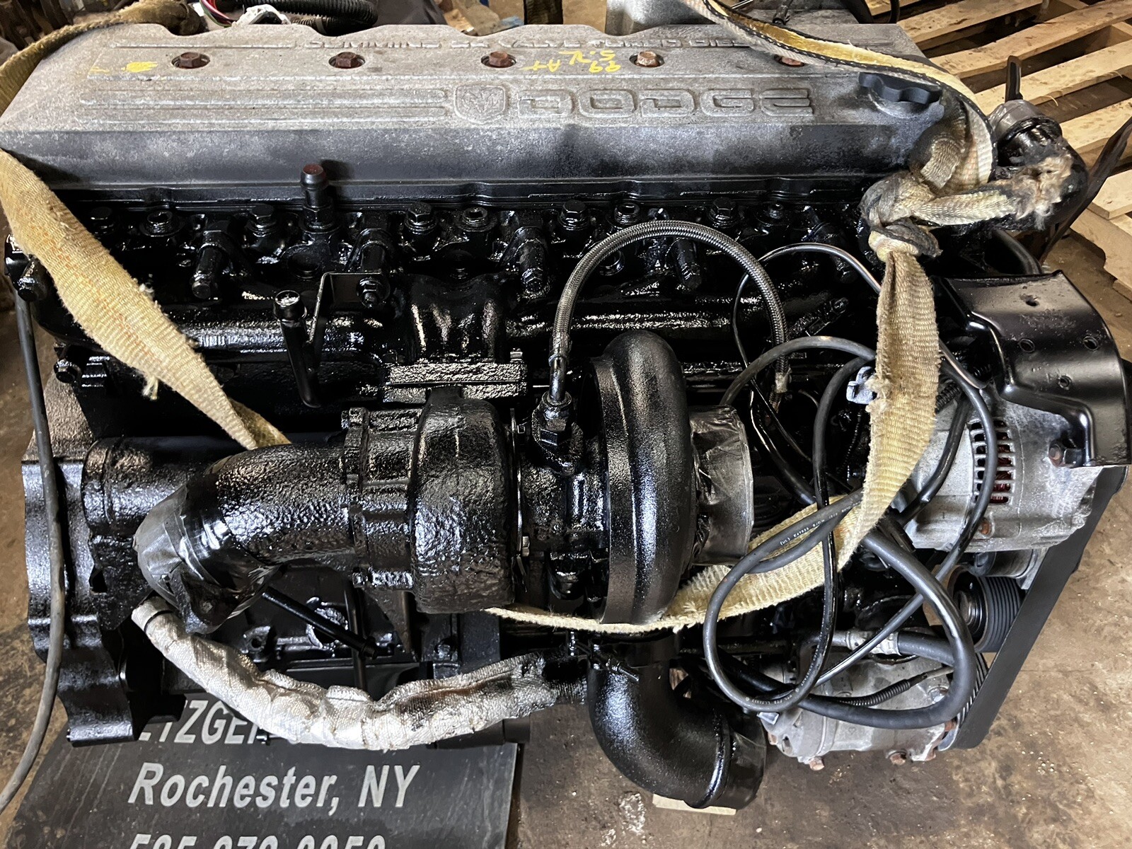 98-00 DODGE RAM CUMMINS 5.9 24 VALVE ENGINE low MILES FREE SHIPP NO ...