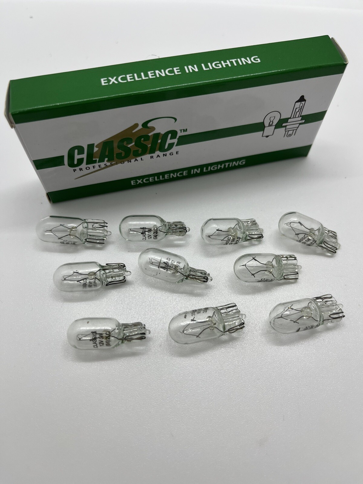 501 W5W Capless Sidelight Car Bulbs Interior Number Plate Bulbs 12V 5W ...