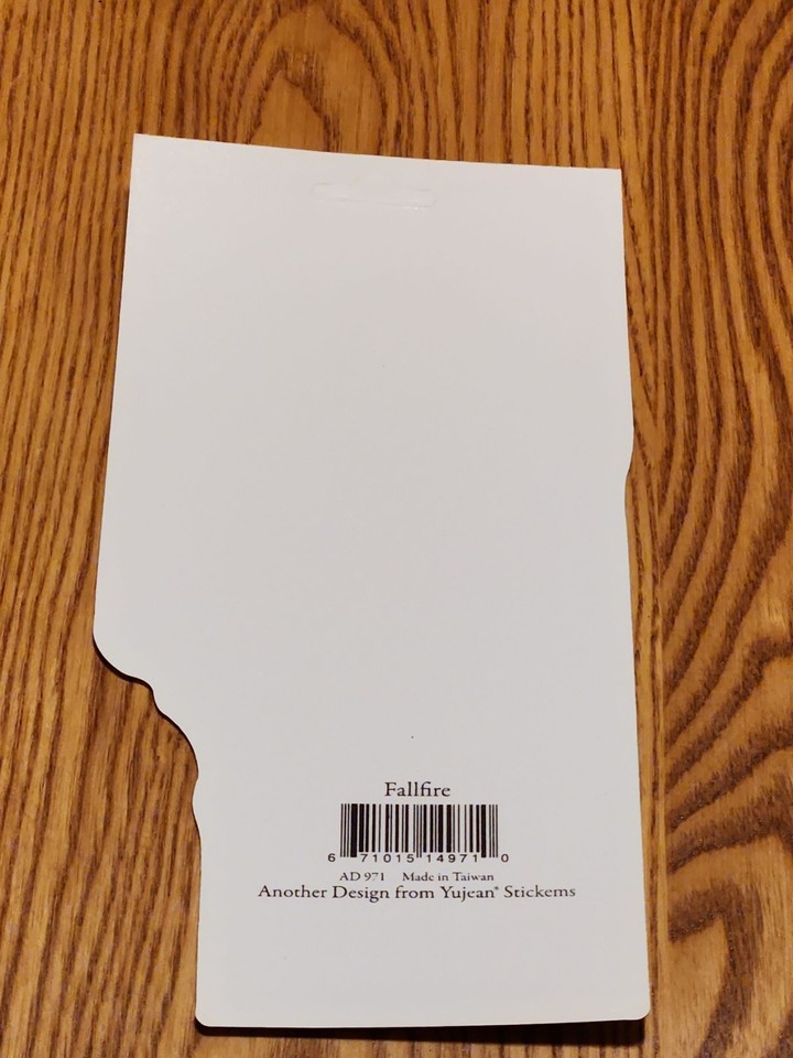 Meredith Dillman Fallfire Maple Leaf Fairy Sticker Die-Cut Wall Window ...