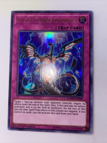 Yu-Gi-Oh! TCG Infinite Impermanence Duel Overload DUOV-EN099 1st ...