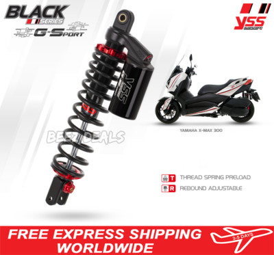 YSS Shocks Absorber Adjustable Black Series G-Sport YAMAHA XMAX 250 300 ...