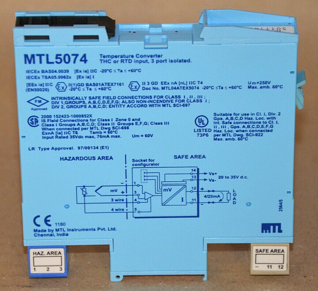 MTL5074 Temperatur Wandler THC oder RTD Modul | eBay.de