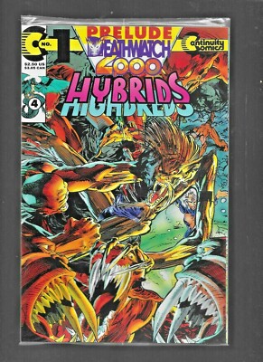 Continuity Comics Deathwatch 2000 part 4 Prelude HYBRIDS Die Cut ...