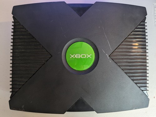 Microsoft Xbox Original System Black Console For Parts / Repair WONT ...