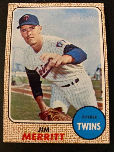 1968 Topps Baseball #64 Jim Merritt NM/MT | eBay