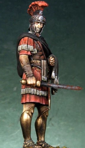 1/24 Resin Figure Model Kit Ancient Roman Guard Soldier Warrior War ...