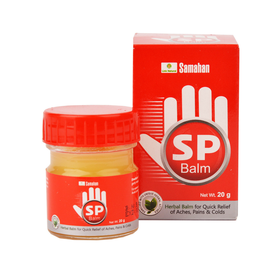 Samahan Ayurveda Herbal SP Balm Pain Cold Flu Remedies Resins 100% ...