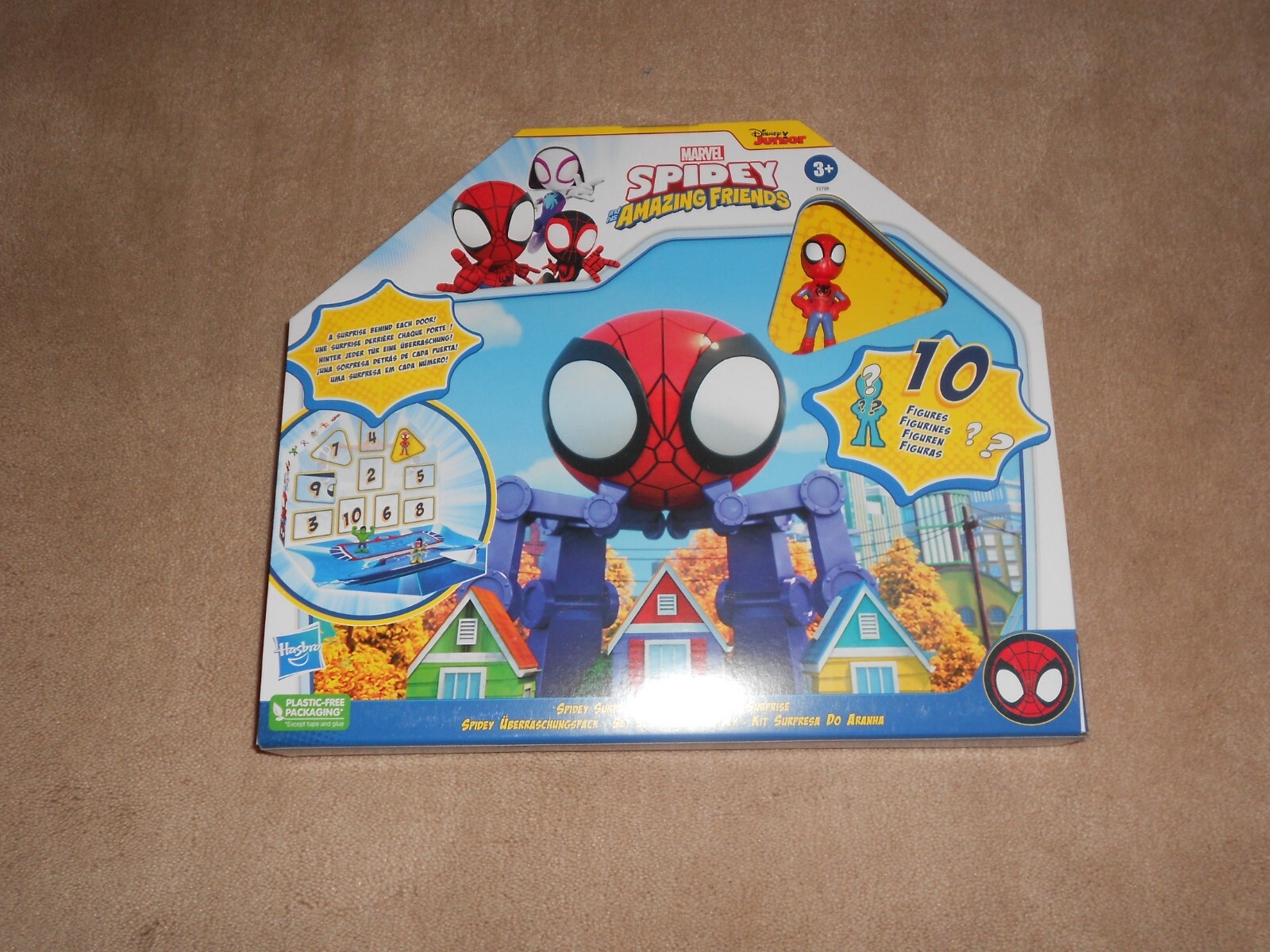 Marvel Spidey And His Amazing Friends Spidey Surprise Pack Includes 10 ...