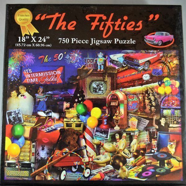 Americana Souvenirs and Gifts The 50s Jigsaw Puzzle 750-piece for sale ...