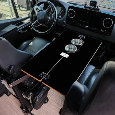 RV CamperVan MotorHome Birch Folding Swivel Table Top For RV Van Table ...