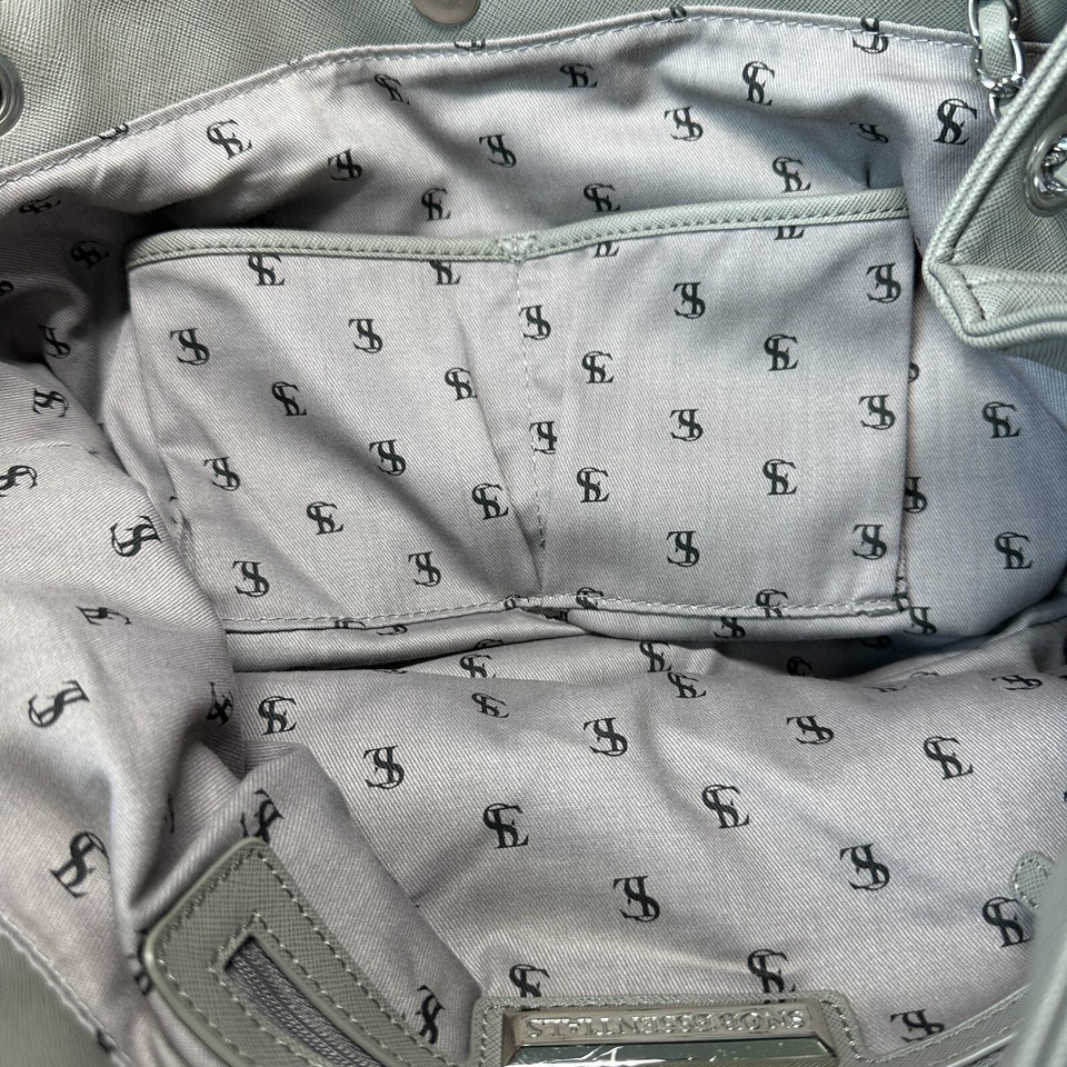 Faux Leather Bag by Snob Essentials - Gray Handbag | eBay