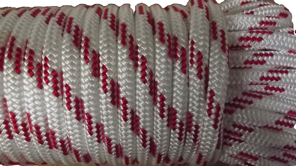 3/8" (10mm) x 85' Sail/Halyard Line, Double Braid Polyester, Sheets ...