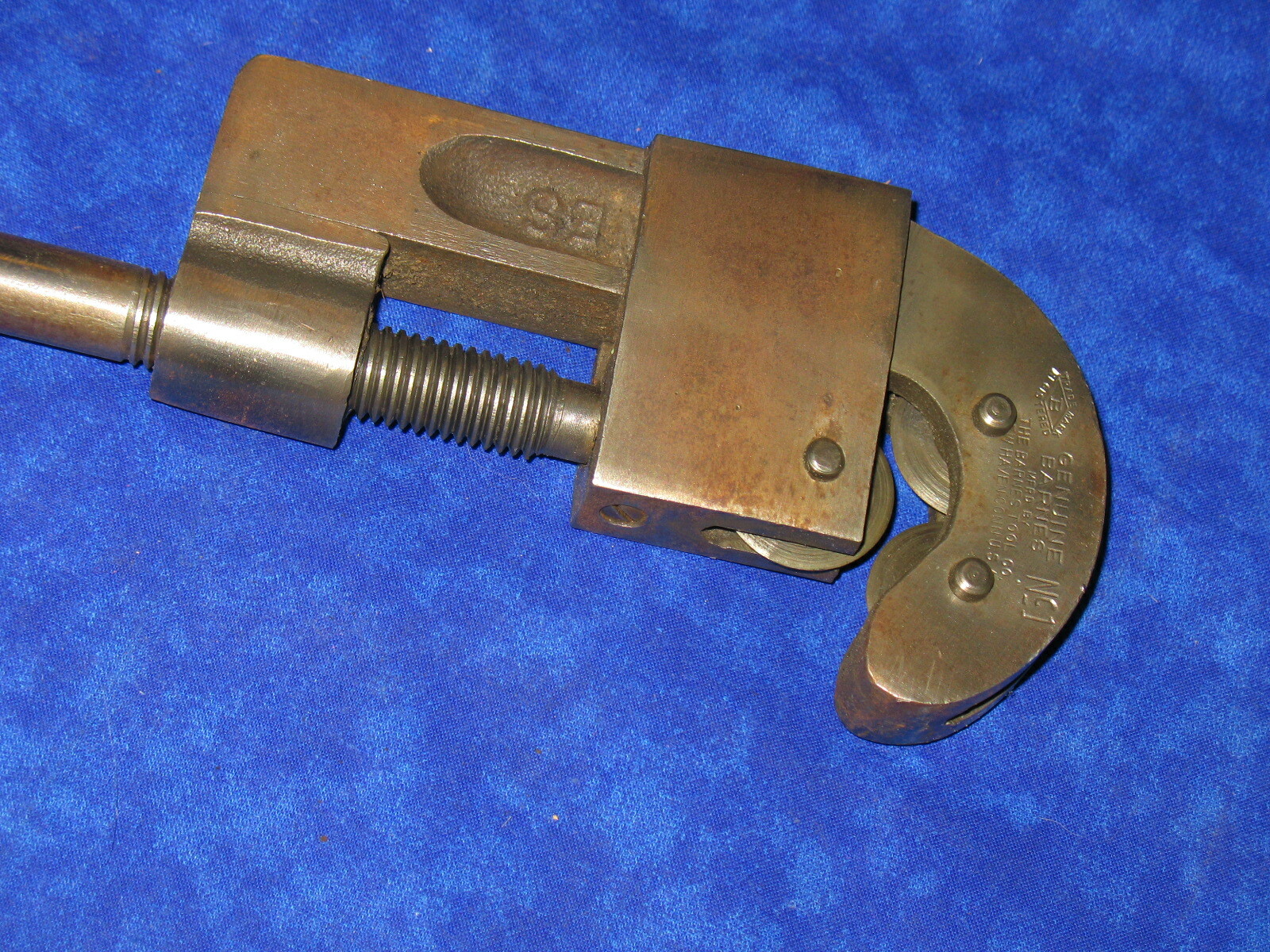 Barnes Tool Co. New Haven Conn. NC 1 Antique Cast Iron Pipe Cutter ...
