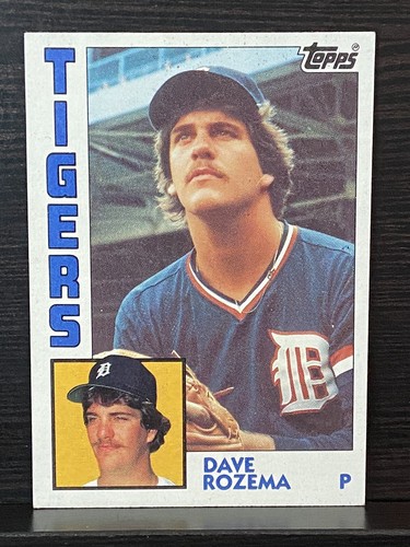 1984 Topps Baseball Card 457 Dave Rozema Tigers SR | eBay