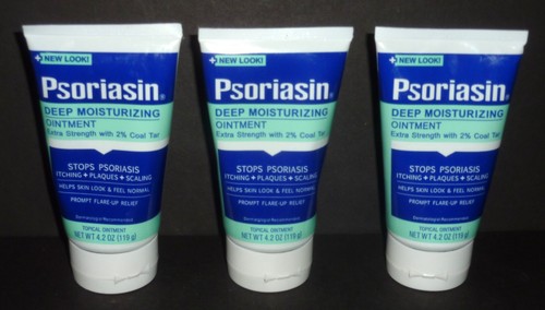 3 Psoriasin Deep Moisturizing Ointment Extra Strength Coal Tar 2%, 4 ...