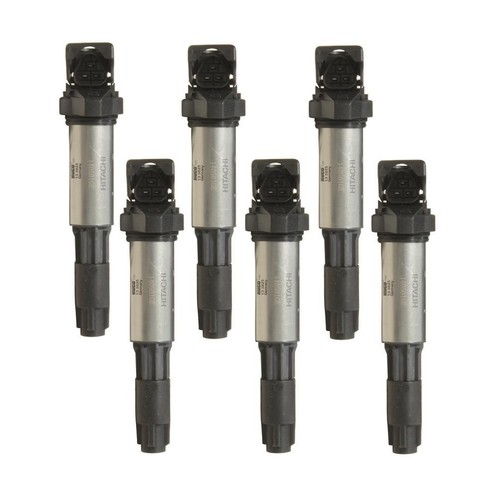 Hitachi Set 6 Ignition Coils Kit For BMW E46 320i 2.2L 03-04 E36 Z3 3 ...