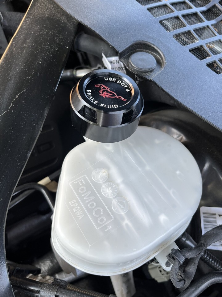 2024 - 2026 Ford Mustang S650 Brake Reservoir Cap Engine Dress Up Cover ...