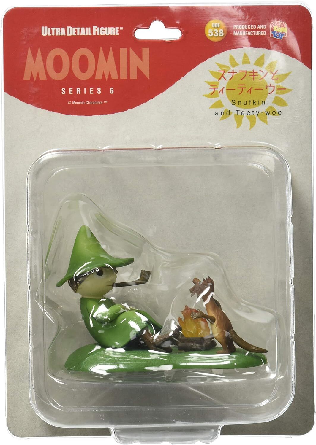 Medicom UDF Moomin Series 6 Snufkin and Teety-woo Figure for sale ...