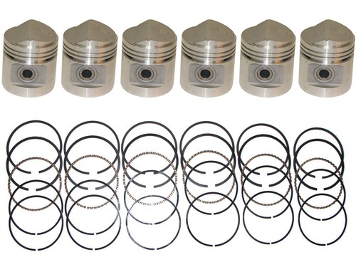 6 Pistons & Anneaux 1958-1965 AMC Rambler Américain 195.6 OHV 6 ...