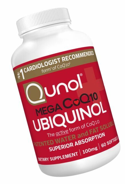 Qunol Mega Coq10 Ubiquinol 100 MG 60 Softgels for sale online | eBay