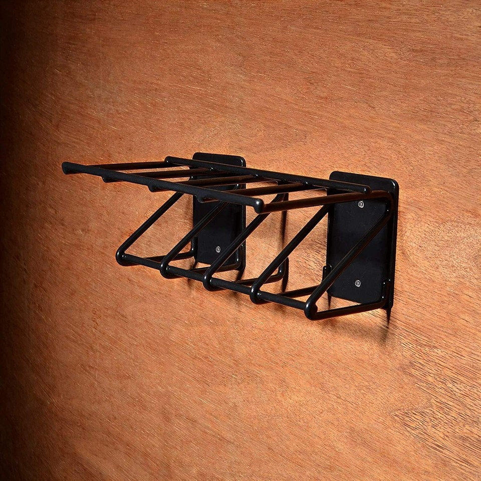 Pistol Rack Wall Mount, 4 Slots Gun Rack Fits Pistols, Gun Wall Mount ...